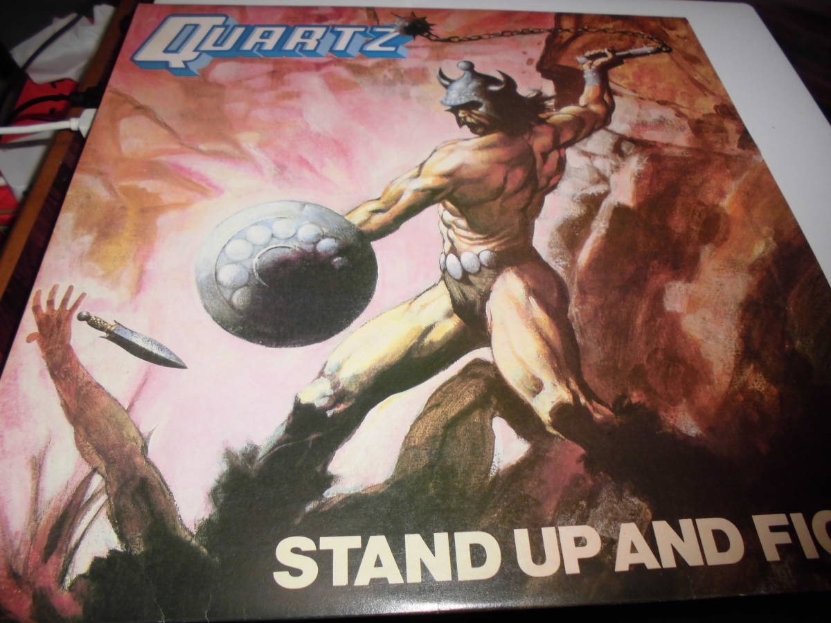 QUARTZ/STAND UP AND FIGHT 輸入盤LPレコード ジャケット良好 盤面薄い擦り傷あり NWOBHM(一般)｜売買された ...