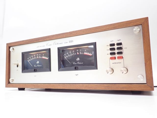 部品取り COSMO ELECTRONICS ピークレベルメーター model 2001 PEAK LEVEL METER 木製キャビネット搭載 ¶ 622DF-2(オーディオ機器)｜売買され ...