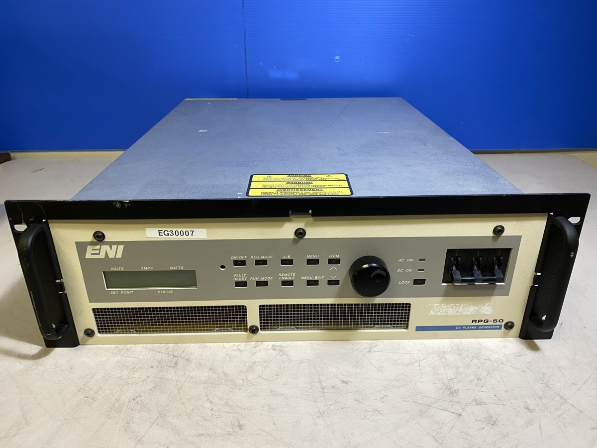 ENI DC PLASMA GENERATOR RPG-50A OUTPUT :5KW(電材、配電用品)｜売買されたオークション情報 ...