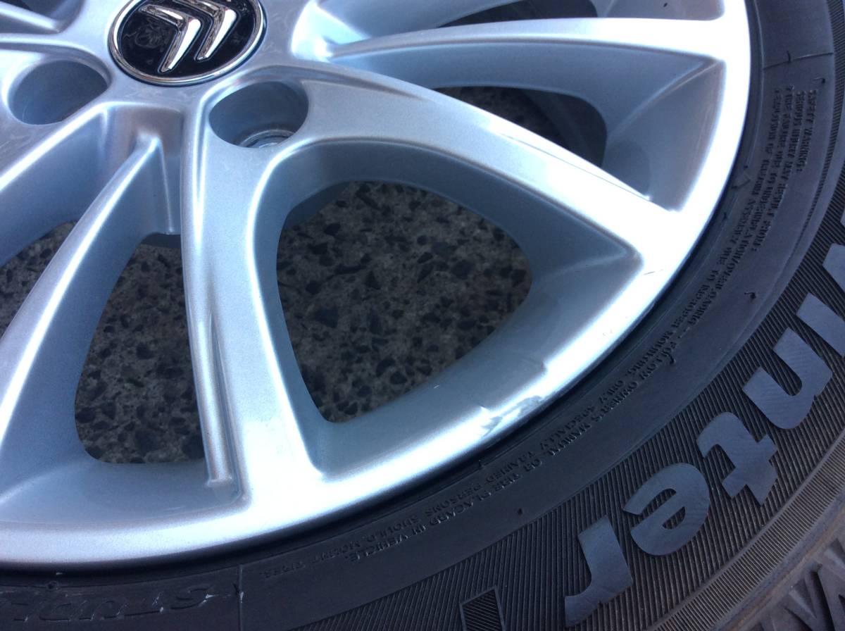 M4609 シトロエン C3 DS3 等に ATS 15インチアルミ＆195/60R15 スタッドレスタイヤ4本セット 彡(スタッドレスタイヤ ...