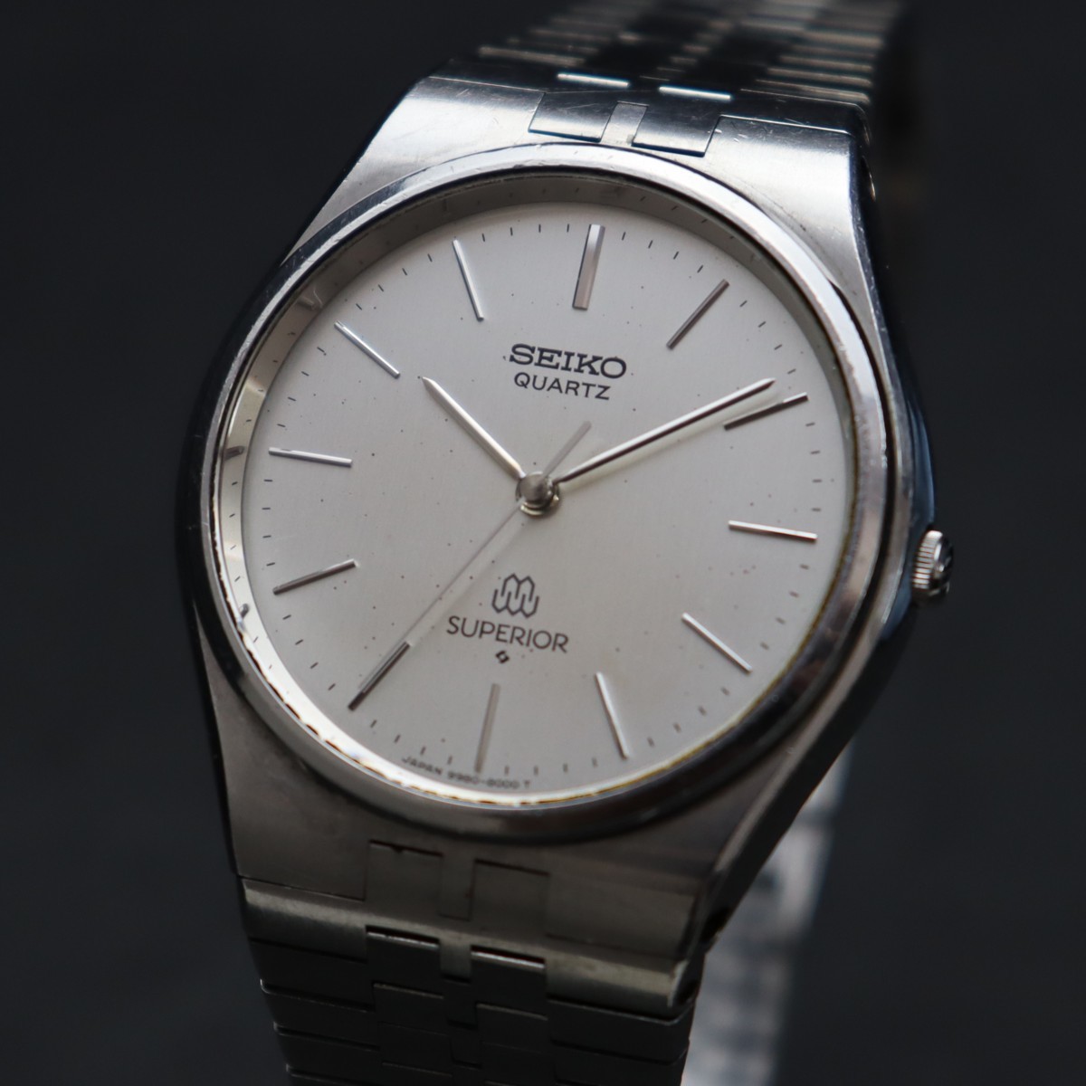 SEIKO QUARTZ SUPERIOR セイコー クォーツ スーペリア ツインクオーツ 9980-8000 諏訪工場 純正ブレス ...