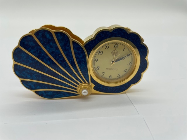 MIKIMOTO / ミキモト 置時計 貝殻 シェル スライド式 クオーツ ジャンク(ミキモト)｜売買されたオークション情報、yahooの商品 ...