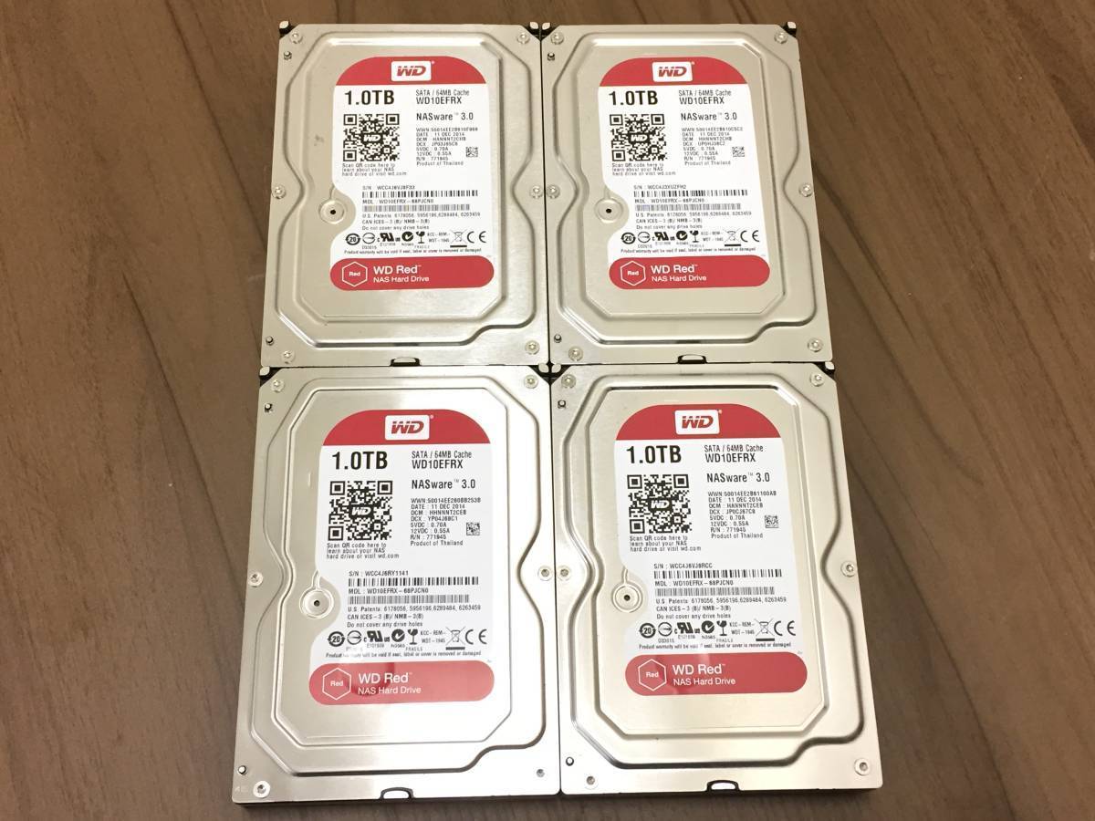 4台セット Western Digital WD10EFRX 500GB SATA 3.5インチ 内蔵HDD 消去済(500GB～)｜売買され ...