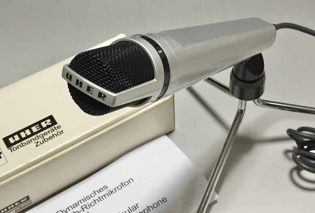 完動品 ドイツ製 UHER ウーヘル M534 ダイナミックマイク SENNHEISER MD421 白クジラと同傾向(ダイナミックマイク ...