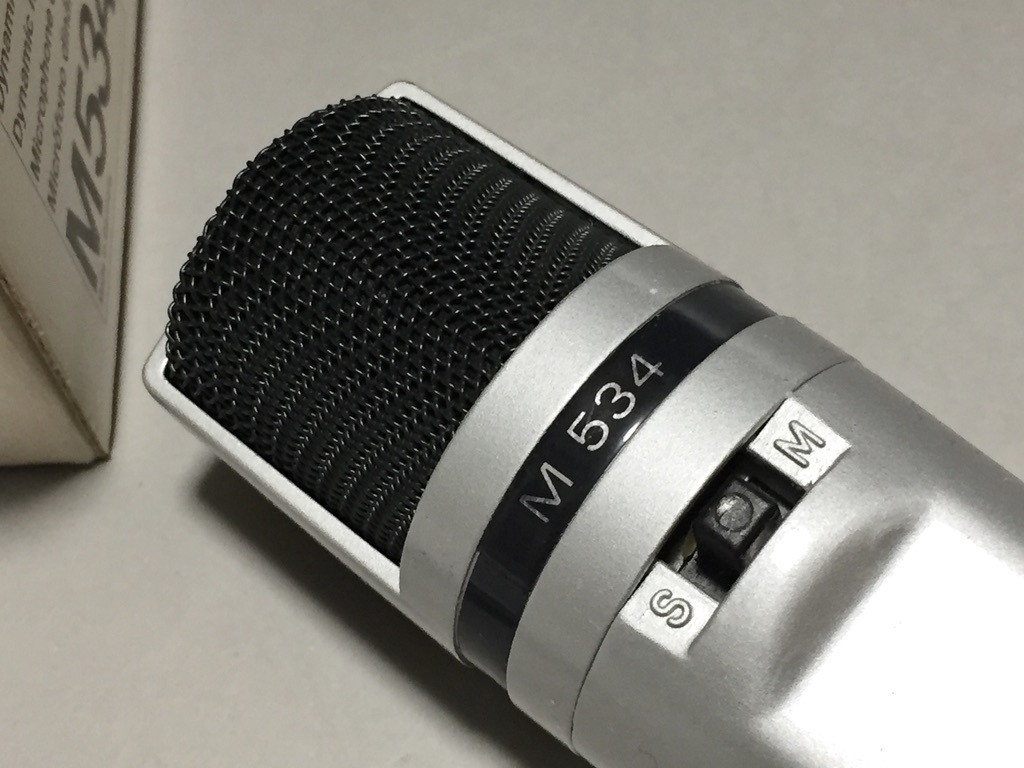 完動品 ドイツ製 UHER ウーヘル M534 ダイナミックマイク SENNHEISER MD421 白クジラと同傾向(ダイナミックマイク ...