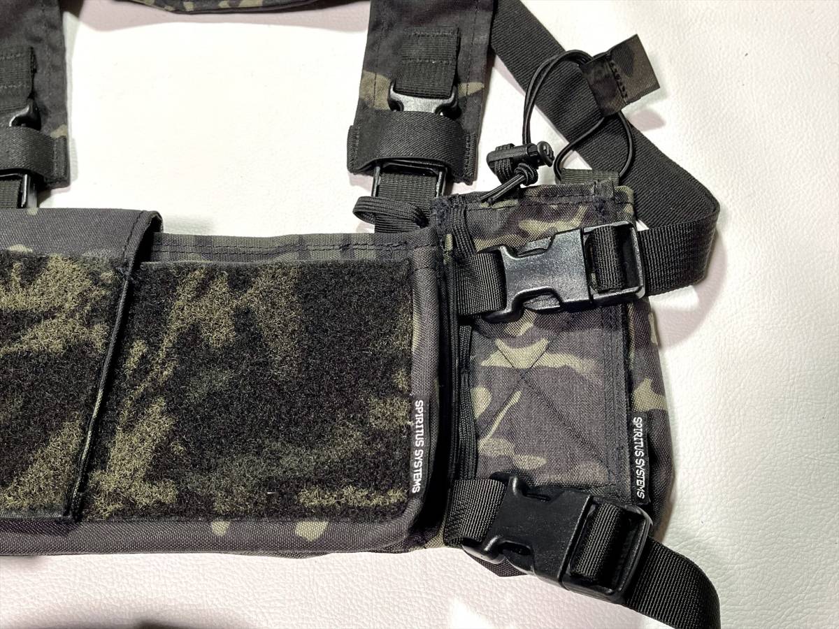 実物 Spiritus Systems Micro Fight Chassis Chest Rig セット スピリタスシステムズ マイクロ ...