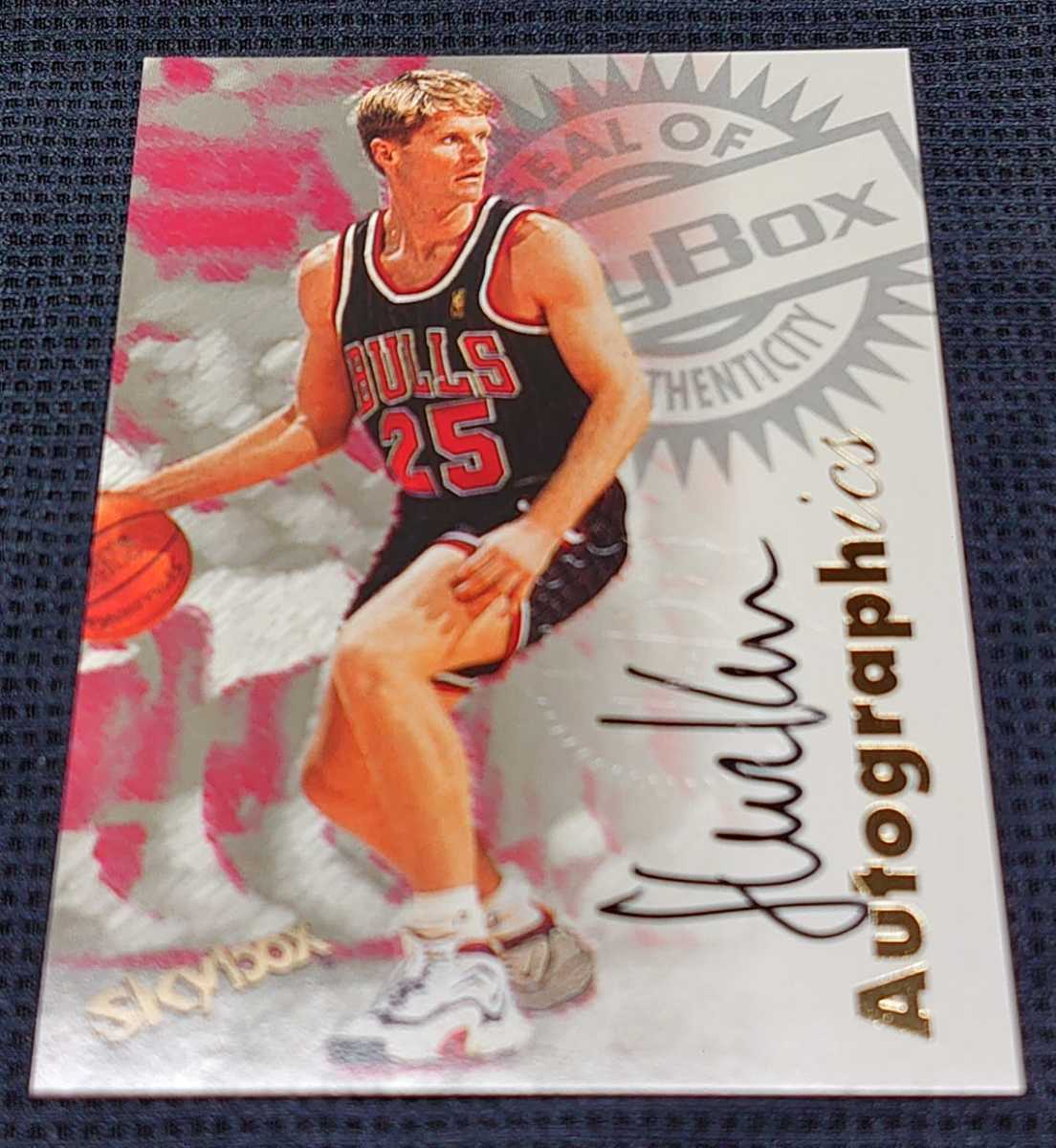 1997-98 Skybox Autographics STEVE KERR BULLS /スティーブ カー 直筆サインカード(Fleer ...