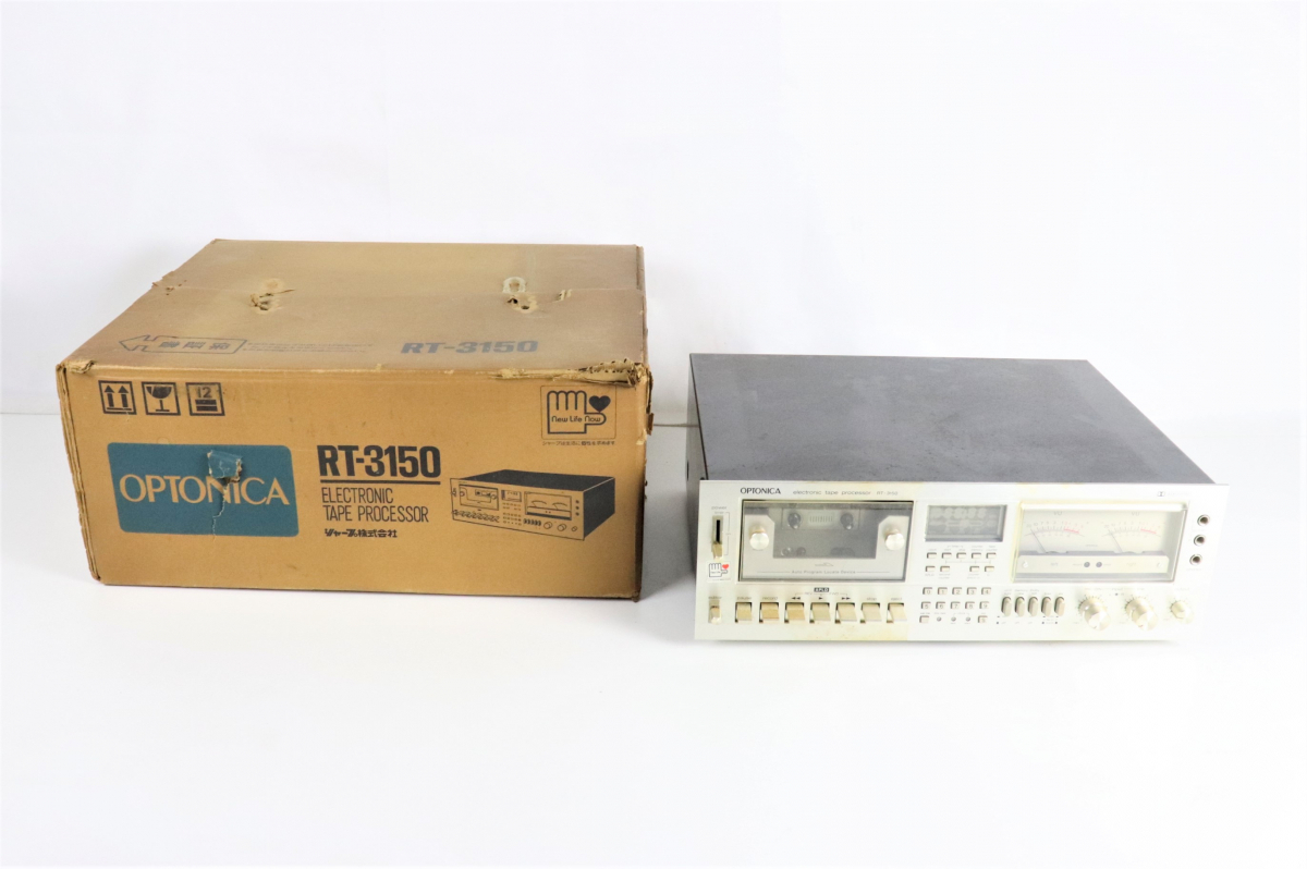通電OK モデル SHARP OPTONICA RT-3150 シャープ オプトニカ ステレオカセットデッキ 箱付き レトロ オーディオ機器 ...