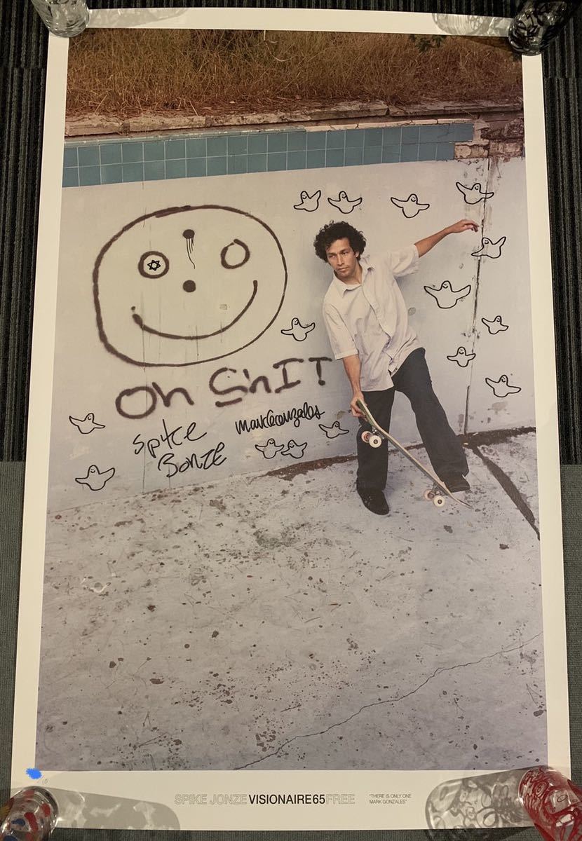 限定10枚 spike jonze mark gonzales gonz マークゴンザレス コラボ ポスター 直筆イラスト&サイン入 ...
