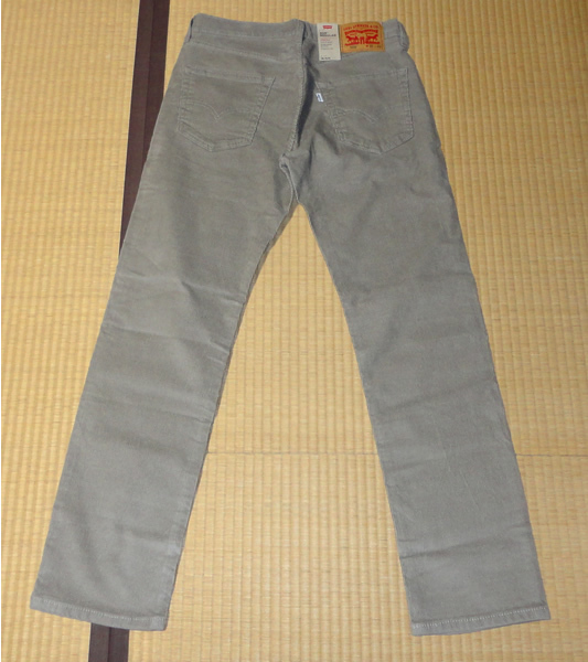 LEVIS 505 00505-1397 W33 ベージュ 14Wコーデュロイ レギュラー スモールe 2020年モデル 定価8250円 ...