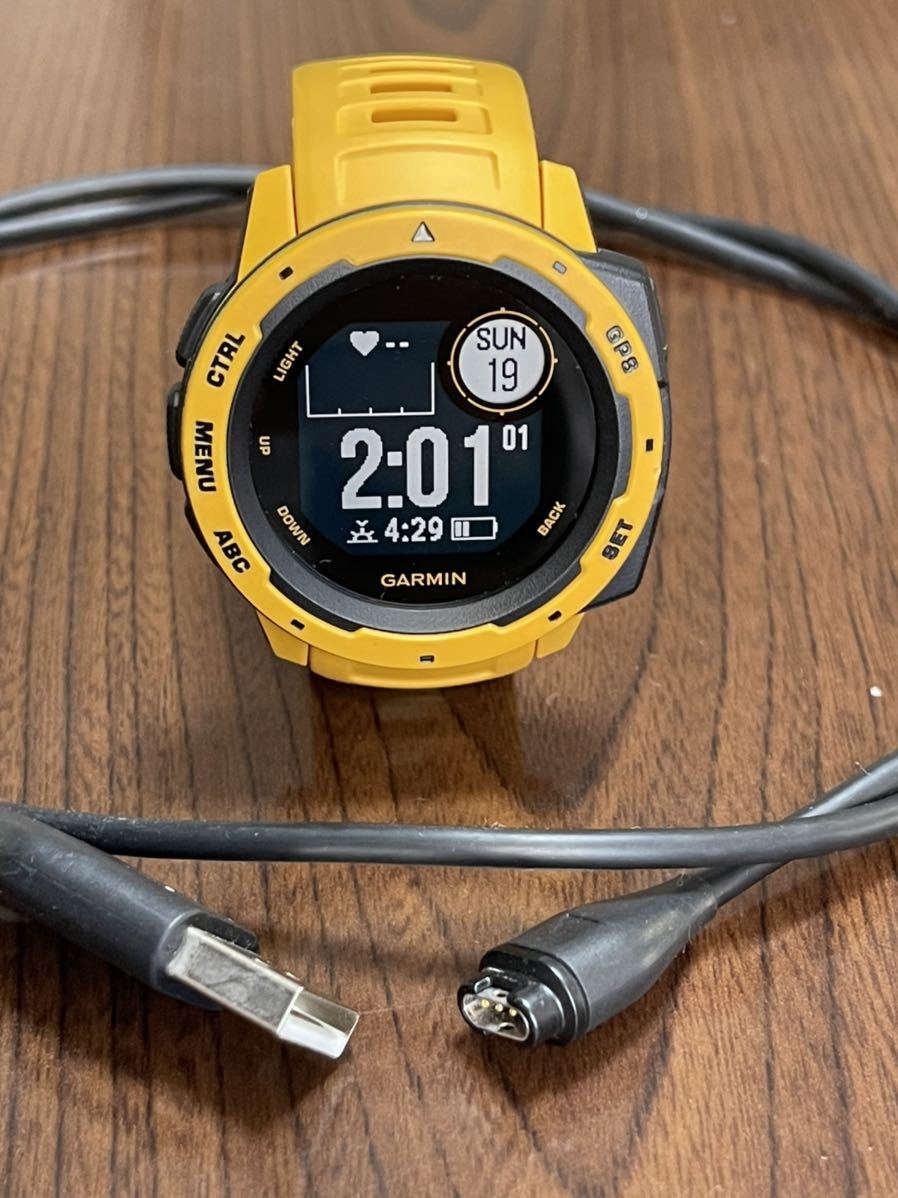 GARMIN アウトドアウォッチ INSTINCT MIL-STD-810G ガーミン GPS スマートウォッチ(ハンディGPS)｜売買されたオークション情報、yahooの商品情報をアーカイブ ...