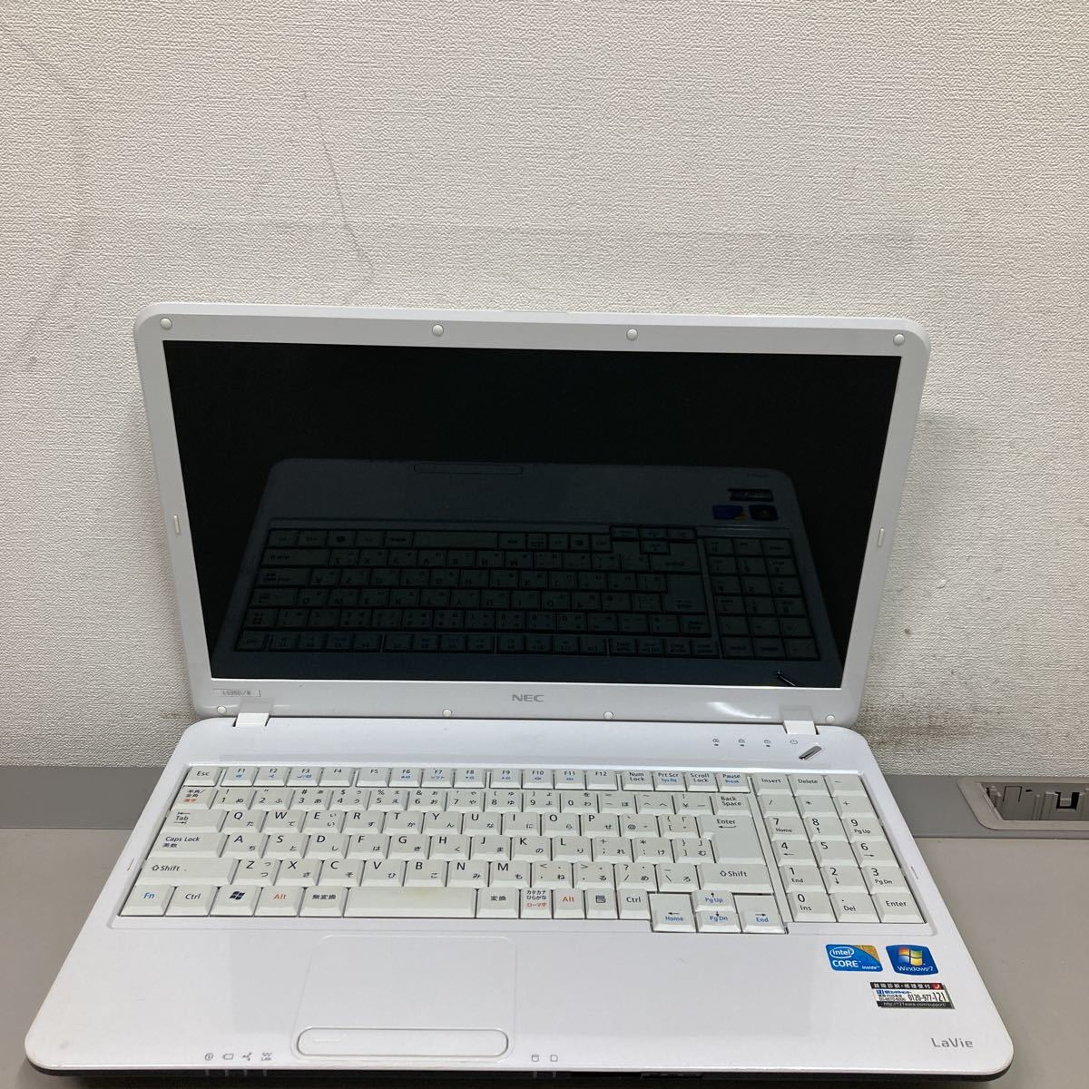 T172 NEC LaVie LS350/B PC-LS350BS1KW Core i3 M350 メモリ4GB(15インチ～)｜売買された ...
