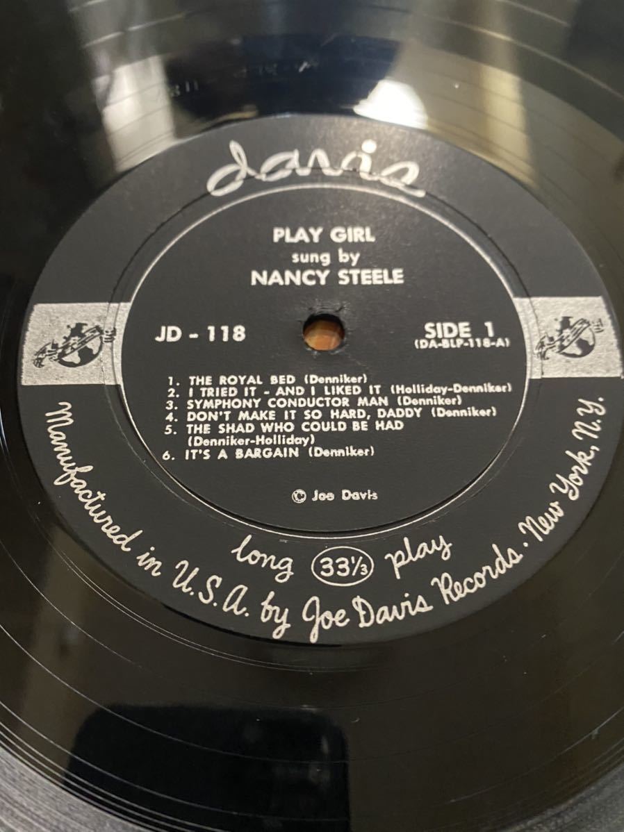N.Y.出身幻の女性歌手 ピアノ伴奏 歌うもう一枚のレア盤/ ‘57 US Davis原盤 DG/ Nancy Steele Play ...
