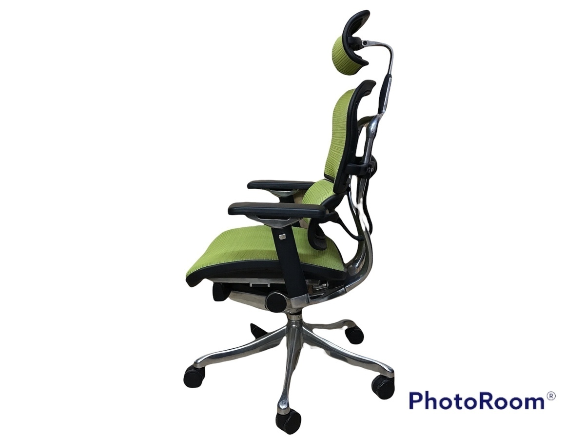 Ergohuman Basic エルゴヒューマン JOIFA 802 ベーシック ライム メッシュ グリーン オフィスチェア 直接引き取り可能(メッシュ張り)｜売買されたオークション情報 ...