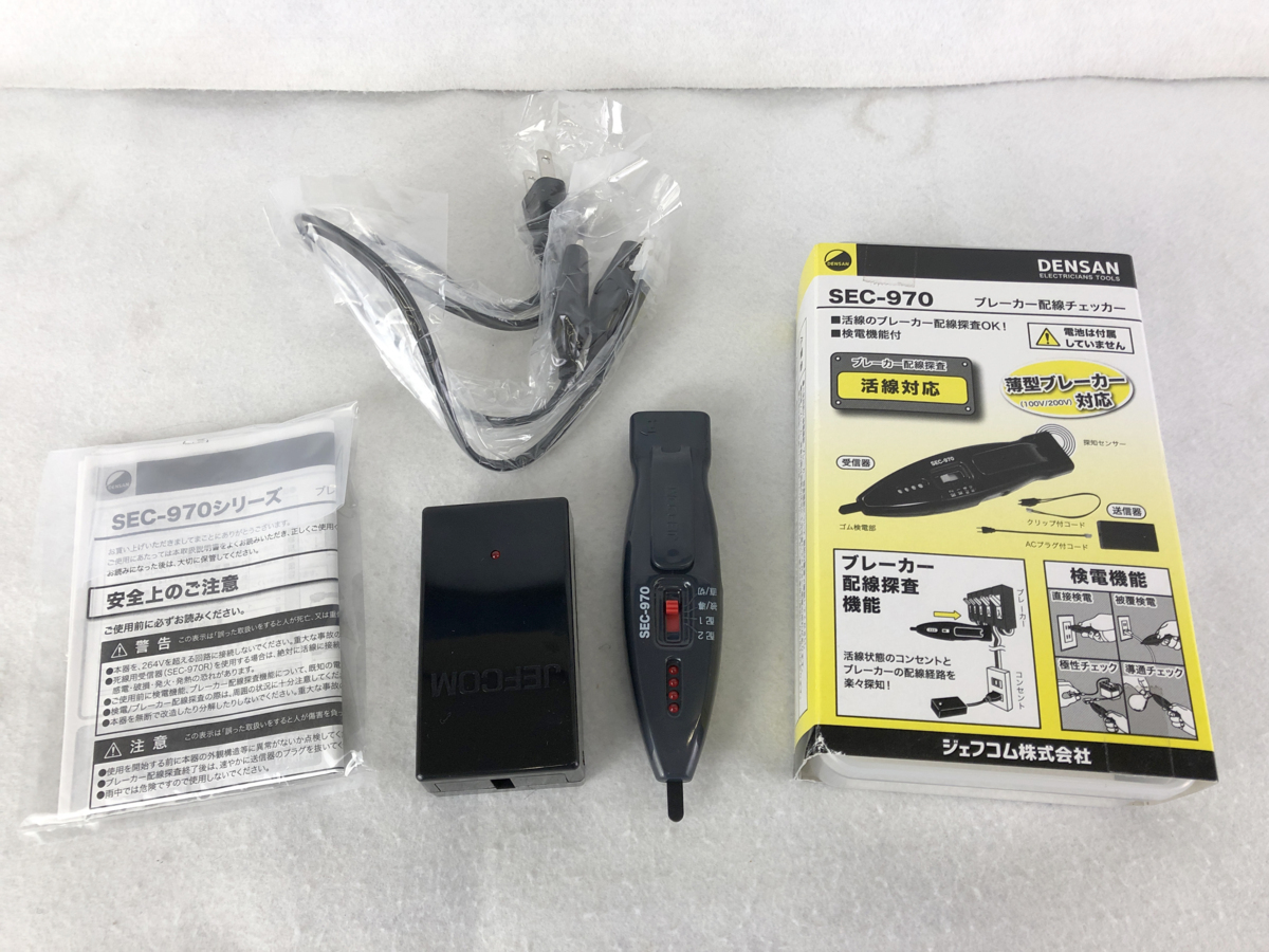 ジャンク品 ブレーカー配線チェッカー SEC-970 DENSAN ジェフコム株式会社(漏電ブレーカー)｜売買されたオークション情報、yahooの商品情報をアーカイブ公開 - オークファン ...