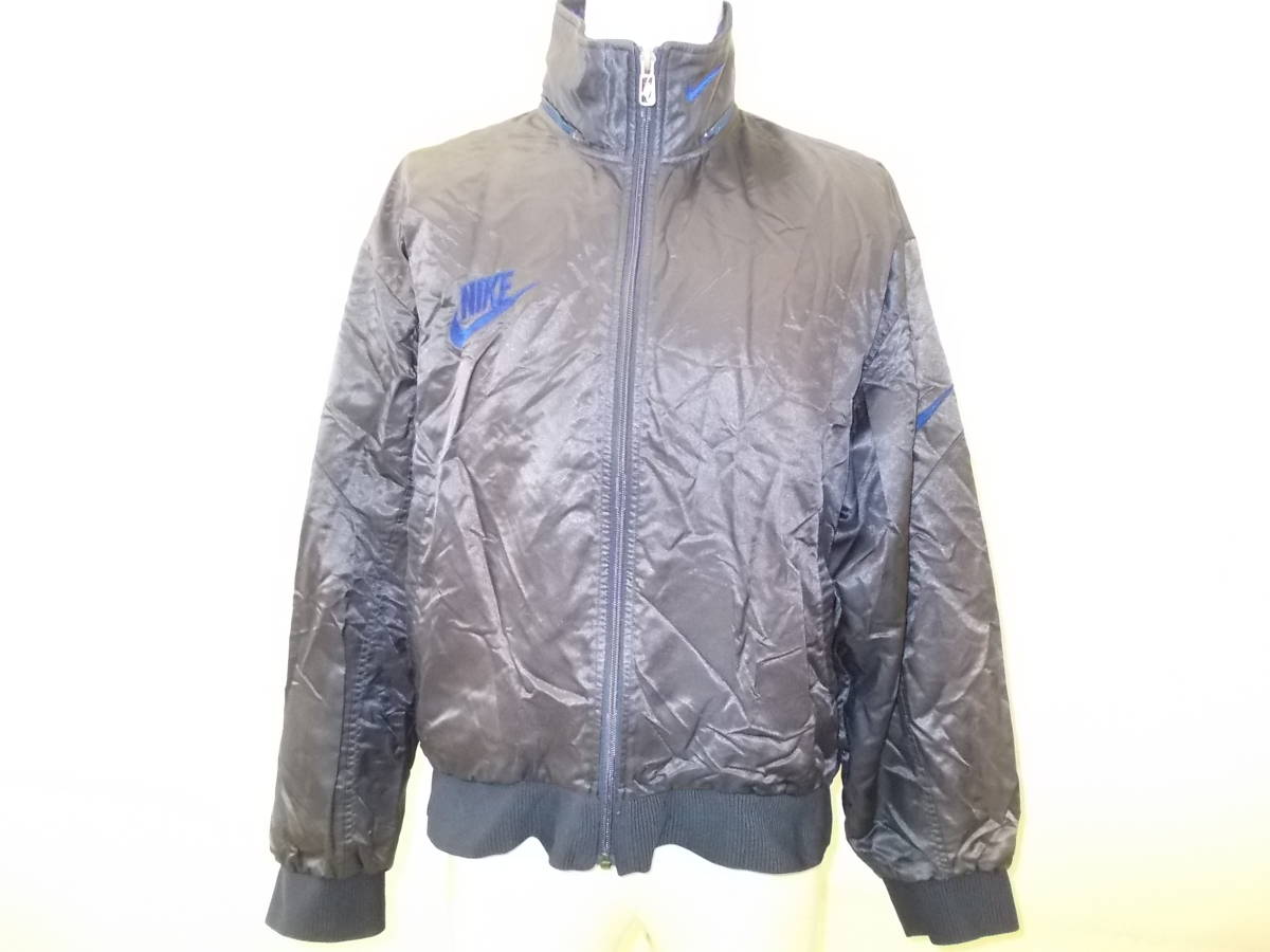 a912 90's NIKE ウインドブレーカー ナイキ sizeL メンズ ネイビー シェルナイロン VLA142 ACYI 日本製 裏 ...