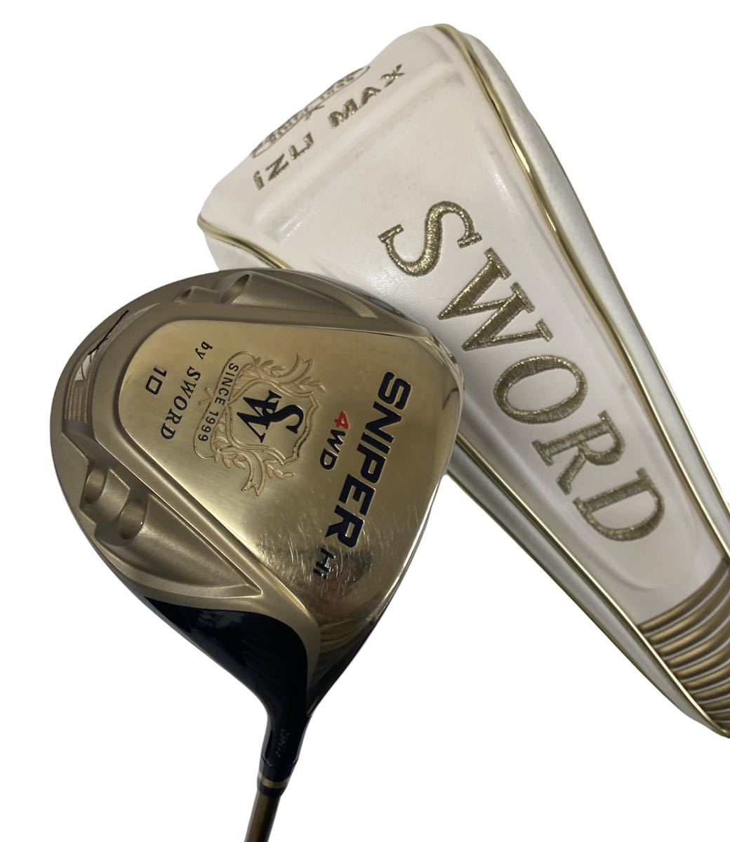 1円〜 KATANA SNIPER Hi 4WD SWORD ドライバー 10度 TOUR AD フレックスR 管020204(ドライバー ...