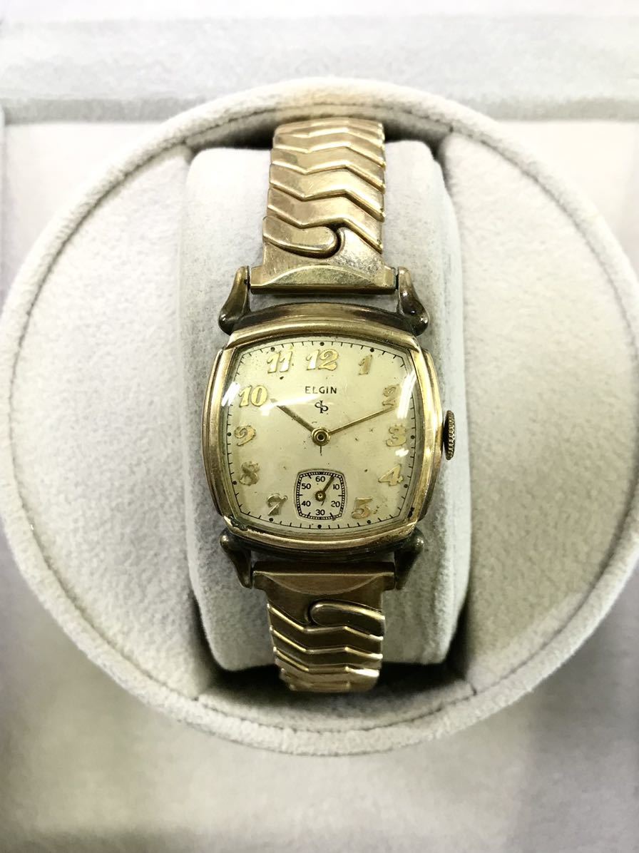 D845 1円スタート エルジン 手巻き式 腕時計 ELGIN スモールセコンド 稼働品 ゴールド(エルジン)｜売買されたオークション情報 ...