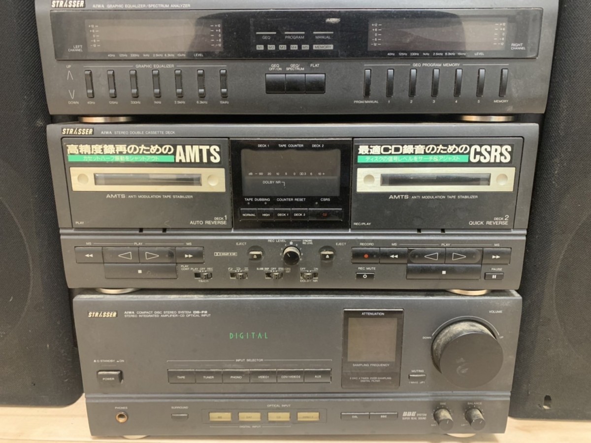 AIWA アイワ STRASSER LX-F1 DX-SF1 GE-SF1 FX-SWF2 MX-SF2 TX-SF1 アンプ ターンテーブル ...