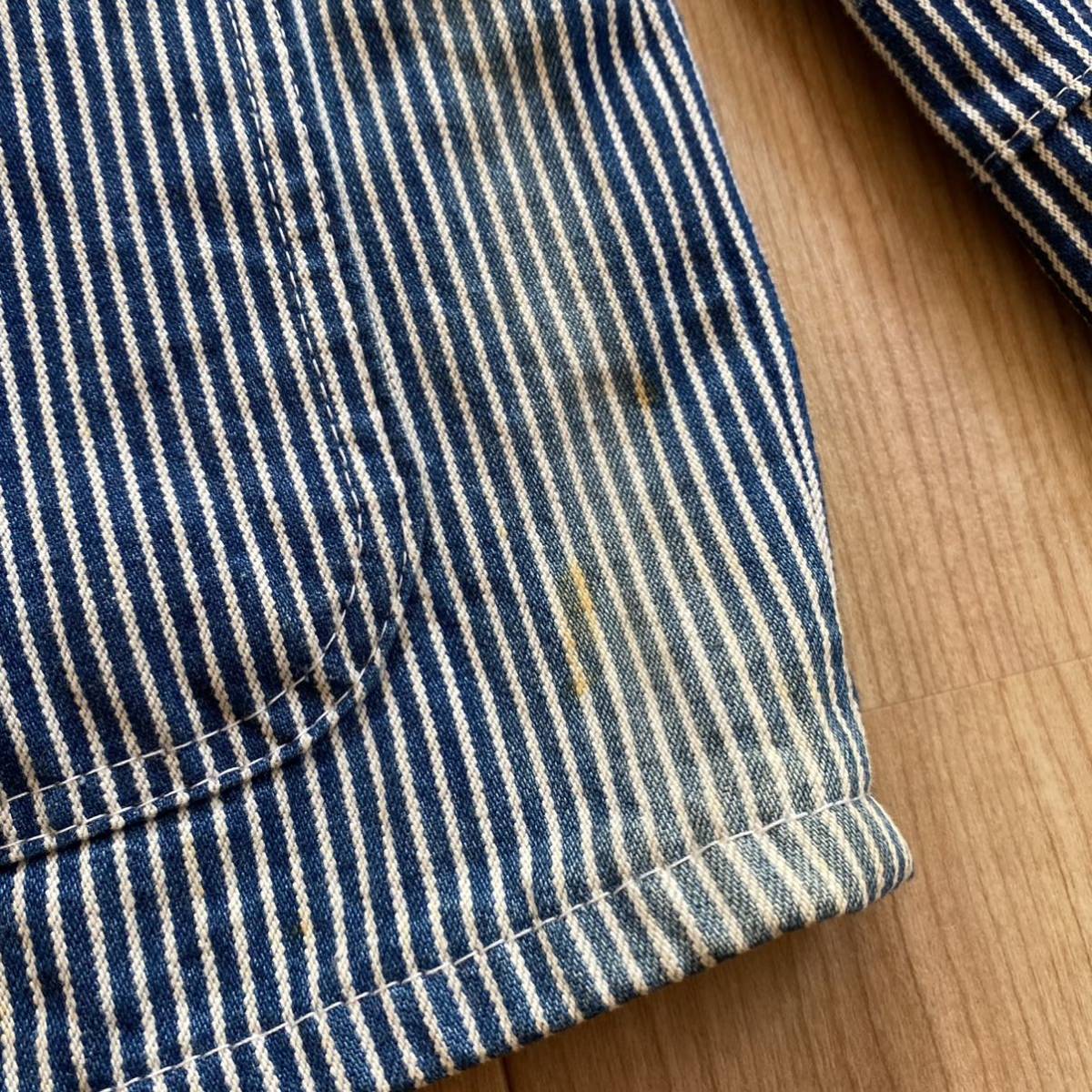 USA製/POINTER/ポインター/ヒッコリー/カバーオール/ワークジャケット/ジャケット/作業/DIY/ワーク/ロゴ/ワンポイント/メンズ/Mサイズ(Mサイズ)｜売買されたオークション情報 ...