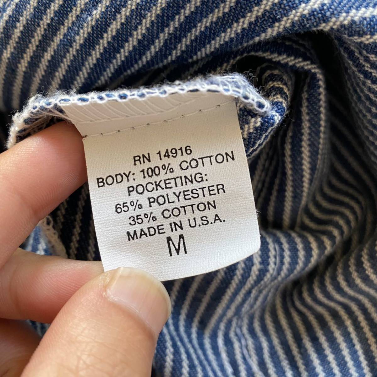 USA製/POINTER/ポインター/ヒッコリー/カバーオール/ワークジャケット/ジャケット/作業/DIY/ワーク/ロゴ/ワンポイント/メンズ/Mサイズ(Mサイズ)｜売買されたオークション情報 ...