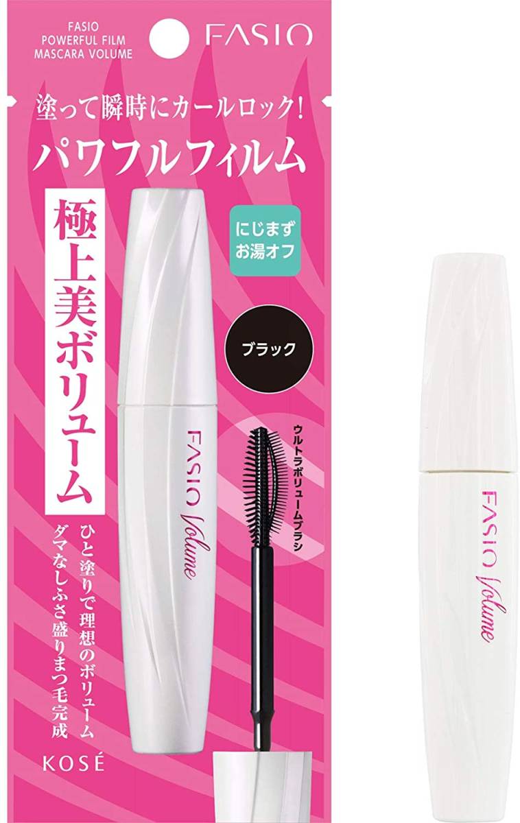 FASIO ファシオ パワフルフィルム マスカラ ボリューム BK001 ブラック 7g 無香料 1 個(マスカラ、カラーマスカラ)｜売買されたオークション情報、yahooの商品情報を ...
