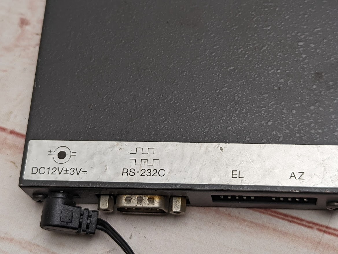 YAESU G-800DXA ローテーターコントロール部のみ+PCコントローラー RS-232C GS-232A 本体のみ 現状 八重洲 ...