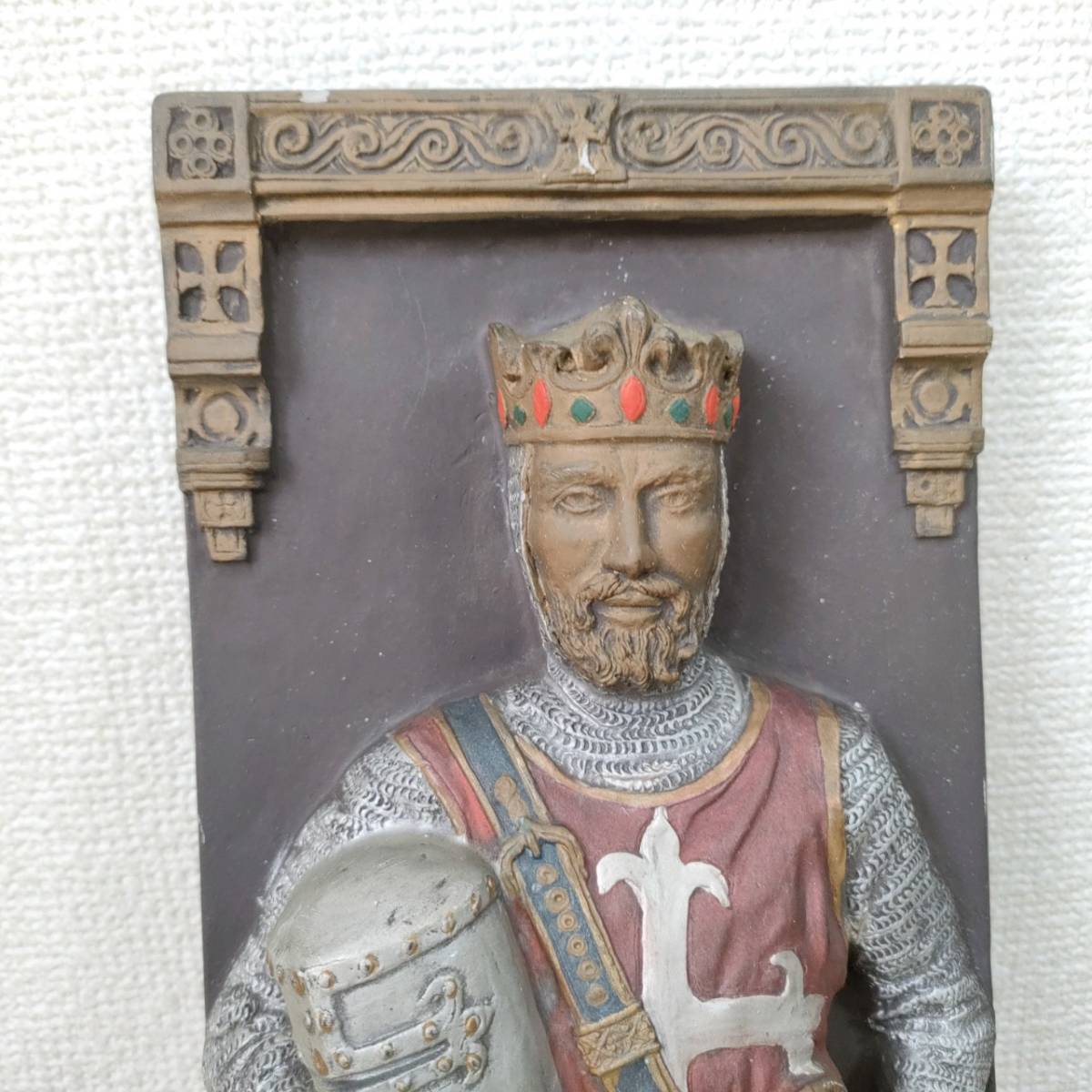 N14 Richard I King of England By Marcus Designs イギリス マーカス 陶器 壁掛け 飾り 壁飾り ...
