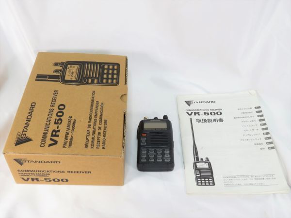 スタンダード VR-500 SSB/CW受信対応 0.1 1299MHz オールモード広帯域レシーバー 受信機(受信機)｜売買された ...