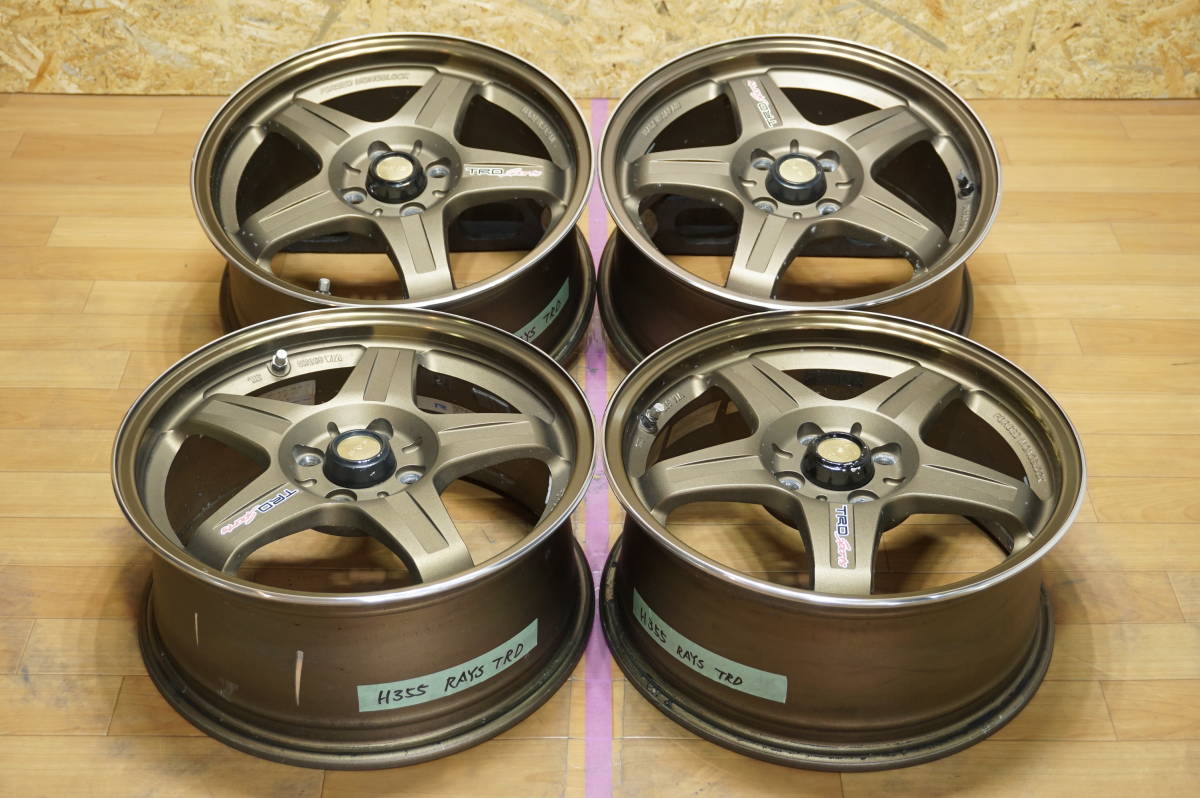 H355 RAYS TRD SPORT T3 PCD100 7J+45 当時物 JDM TE37(社外品)｜売買されたオークション情報 ...