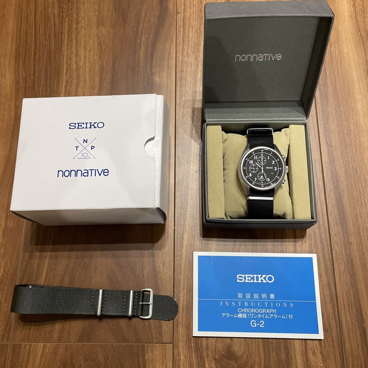 nonnative × SEIKO 7T62-0KZ0 腕時計 ノンネイティブ セイコー 500本限定(その他)｜売買されたオークション情報、yahooの商品情報をアーカイブ公開 ...