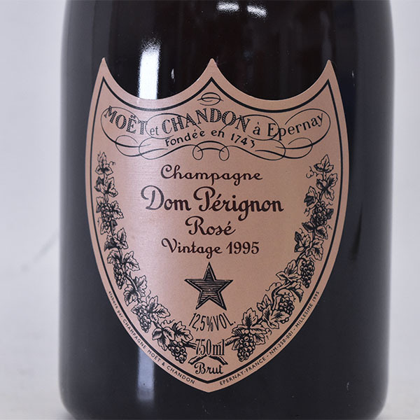 ★ドンペリニヨン ロゼ 1995年 ★MHD輸入品 750ml シャンパーニュ Dom Perignon E010202 ワイン