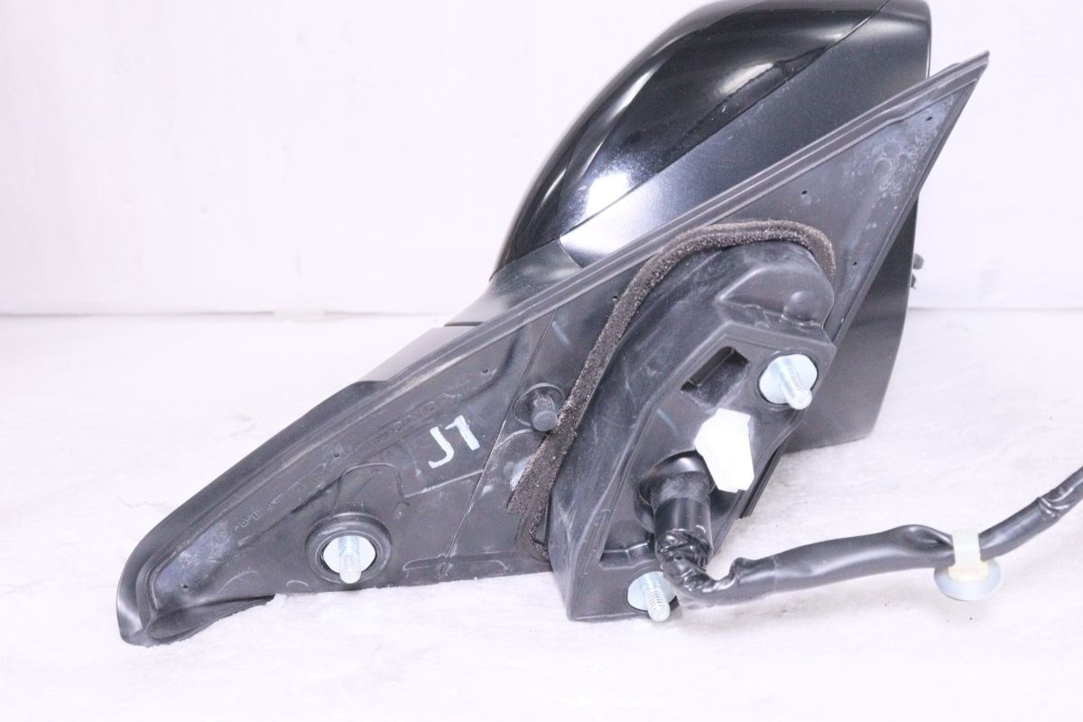 24-962 8P RU1 ヴェゼル 右ドアミラー 76208-T7A-J14 ヒーター付 クリスタルブラックパール NH731P 純正 ...