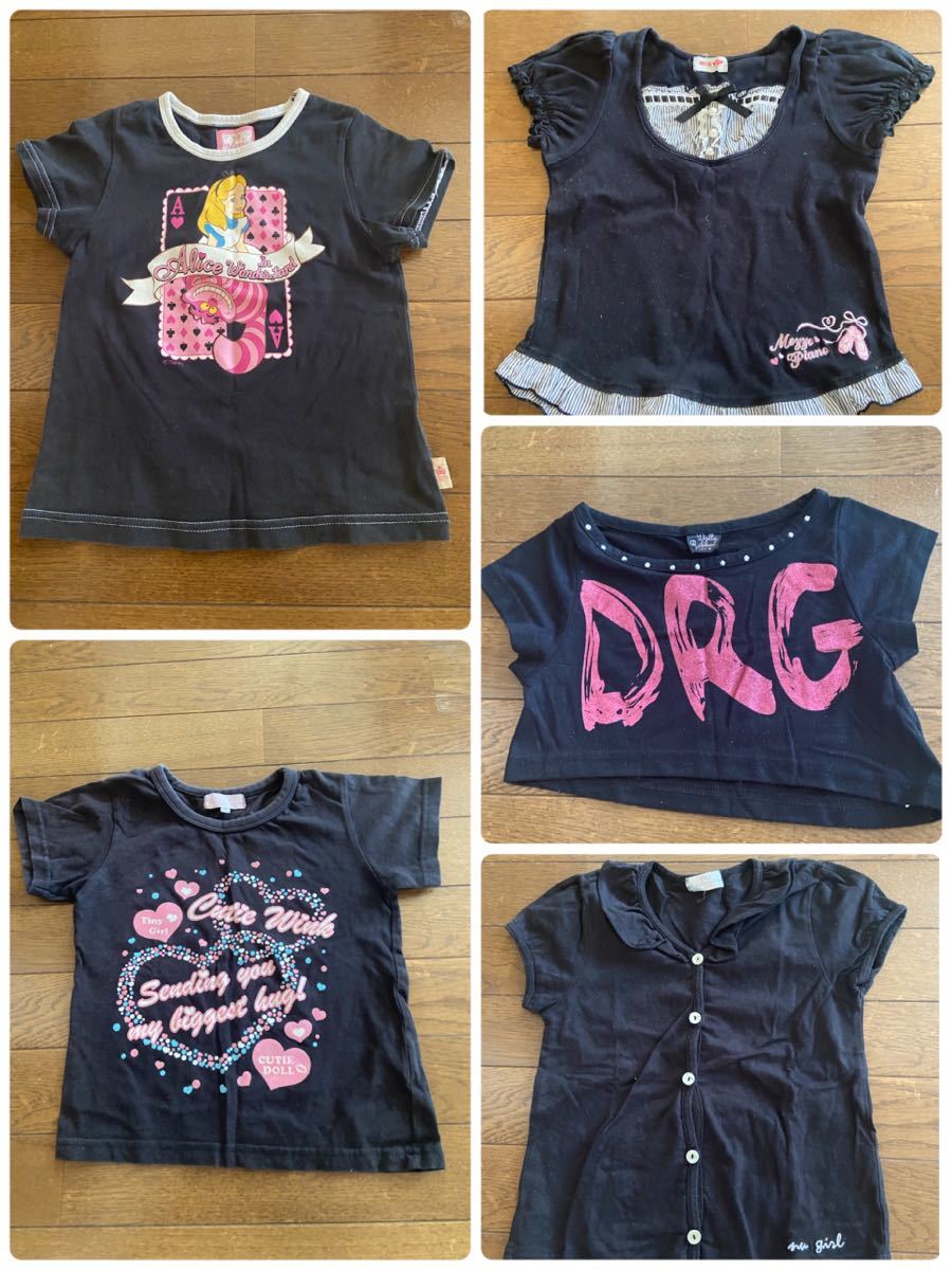 子供服 女の子 44点セット 大量 まとめ売り 120 メゾピアノ ベネトン ユニクロ global work gap H&M a.v.v HusHusH 水着 エプロン 靴下(セット、まとめ ...