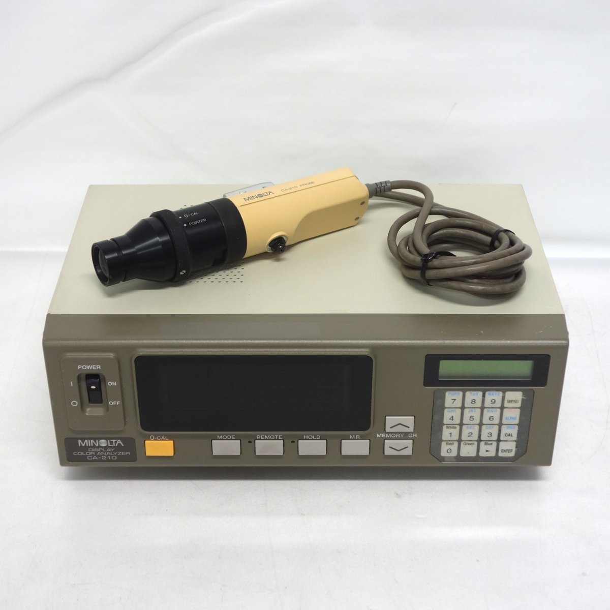 コニカミノルタ CA-210 ディスプレイカラーアナライザ プローブあり /未校正 #350106(その他)｜売買されたオークション情報、yahooの商品情報をアーカイブ公開 - オークファン ...