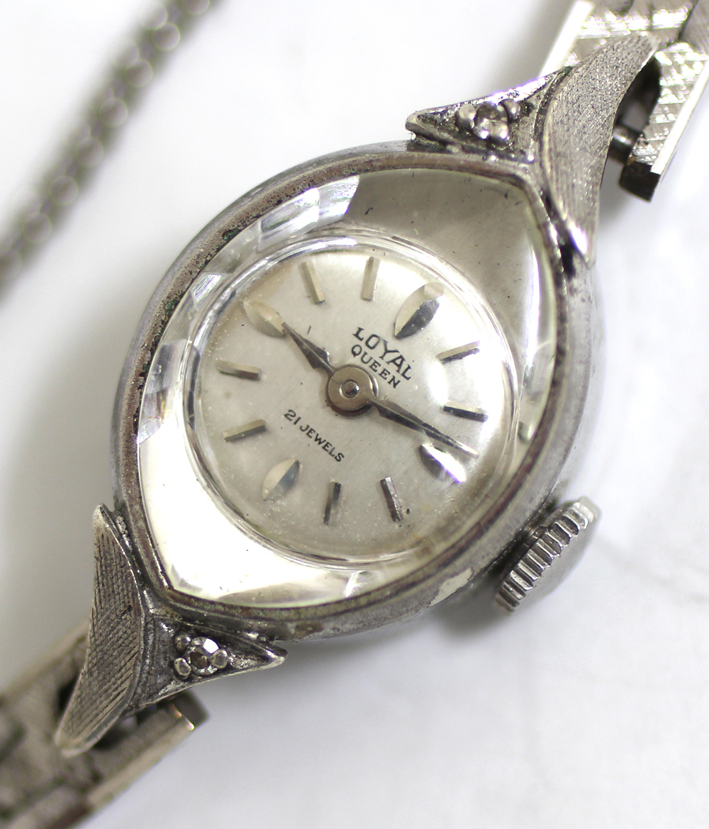 LOYAL QUEEN ロイヤルクイーン 21石 手巻き レディース 腕時計 アンティーク ヴィンテージ(アナログ（手巻き）)｜売買された ...