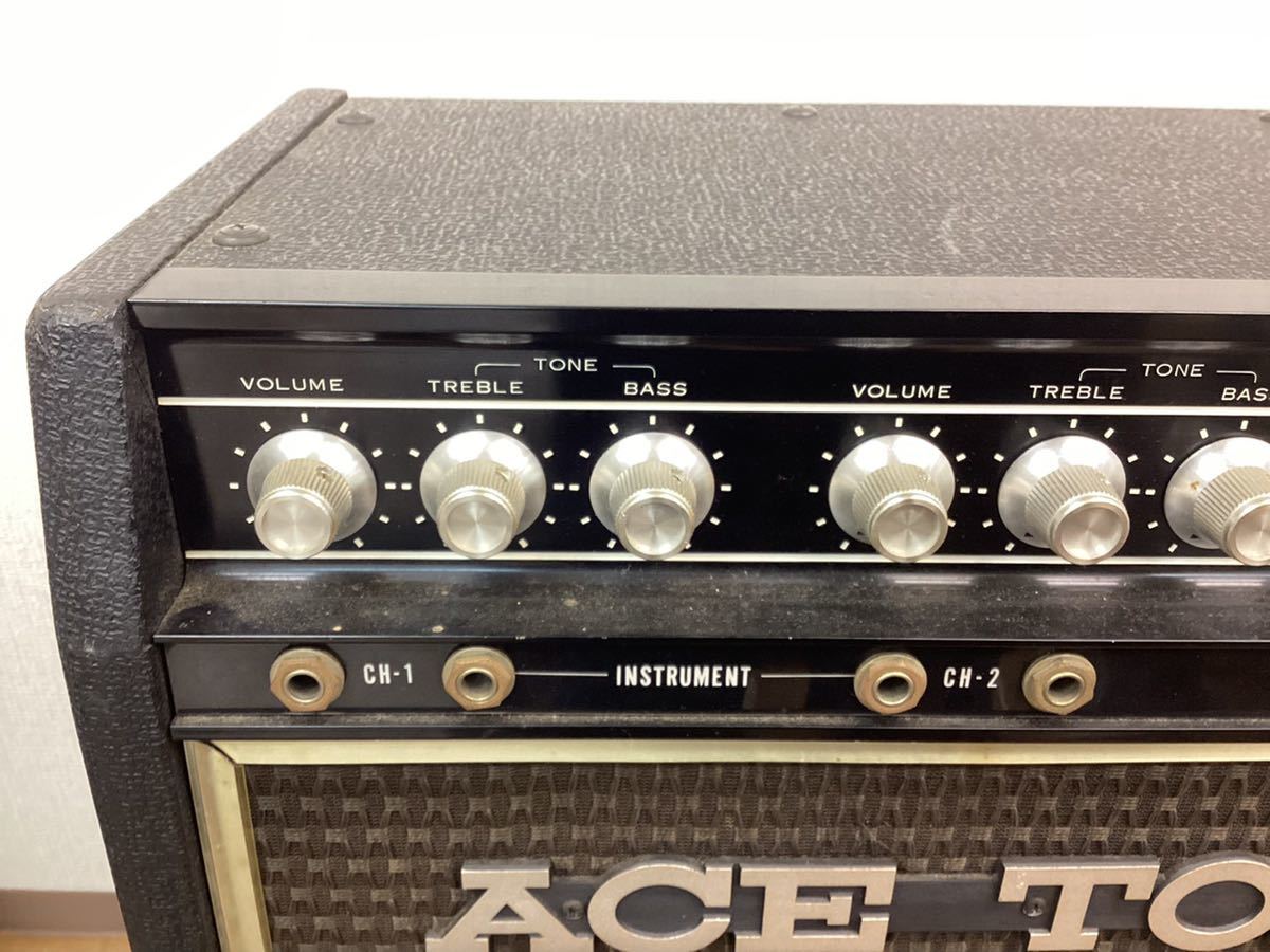 本体通電OK ACE TONE エーストーン MUSICAL AMPLIFIER モデルSA-5 ギターアンプ オーディオ機器 004(一般 ...