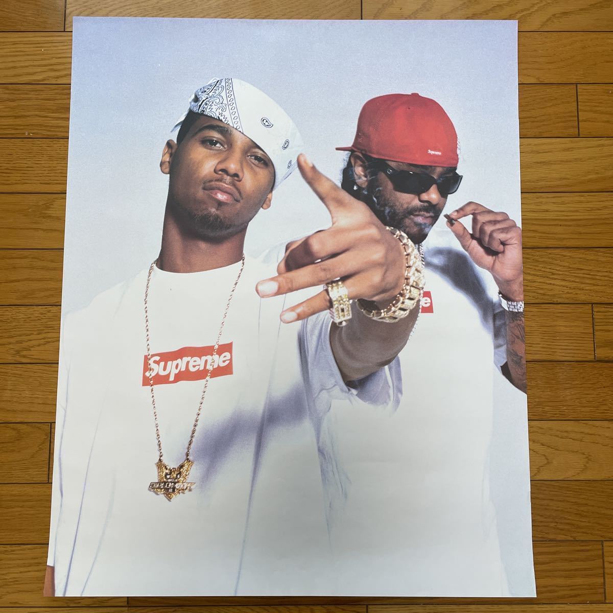 激レア Supreme 06AW Dipset Poster シュプリーム ディップセット ポスター Jim Jones Juelz ...