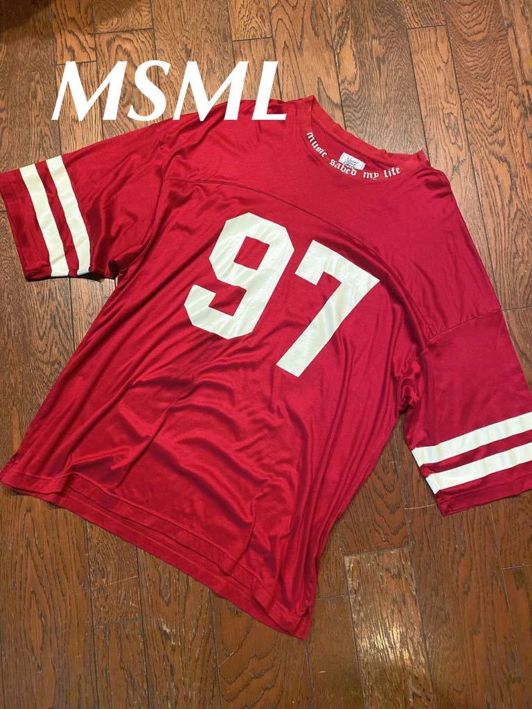 MSML 襟デザインロゴ ゼッケン Tシャツ(Mサイズ)｜売買されたオークション情報、yahooの商品情報をアーカイブ公開 - オークファン ...