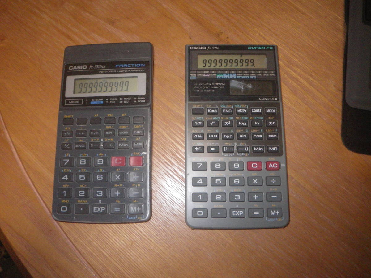 CASIO fx-350HA CASIO fx-991D 2台セット(カシオ)｜売買されたオークション情報、yahooの商品情報をアーカイブ ...