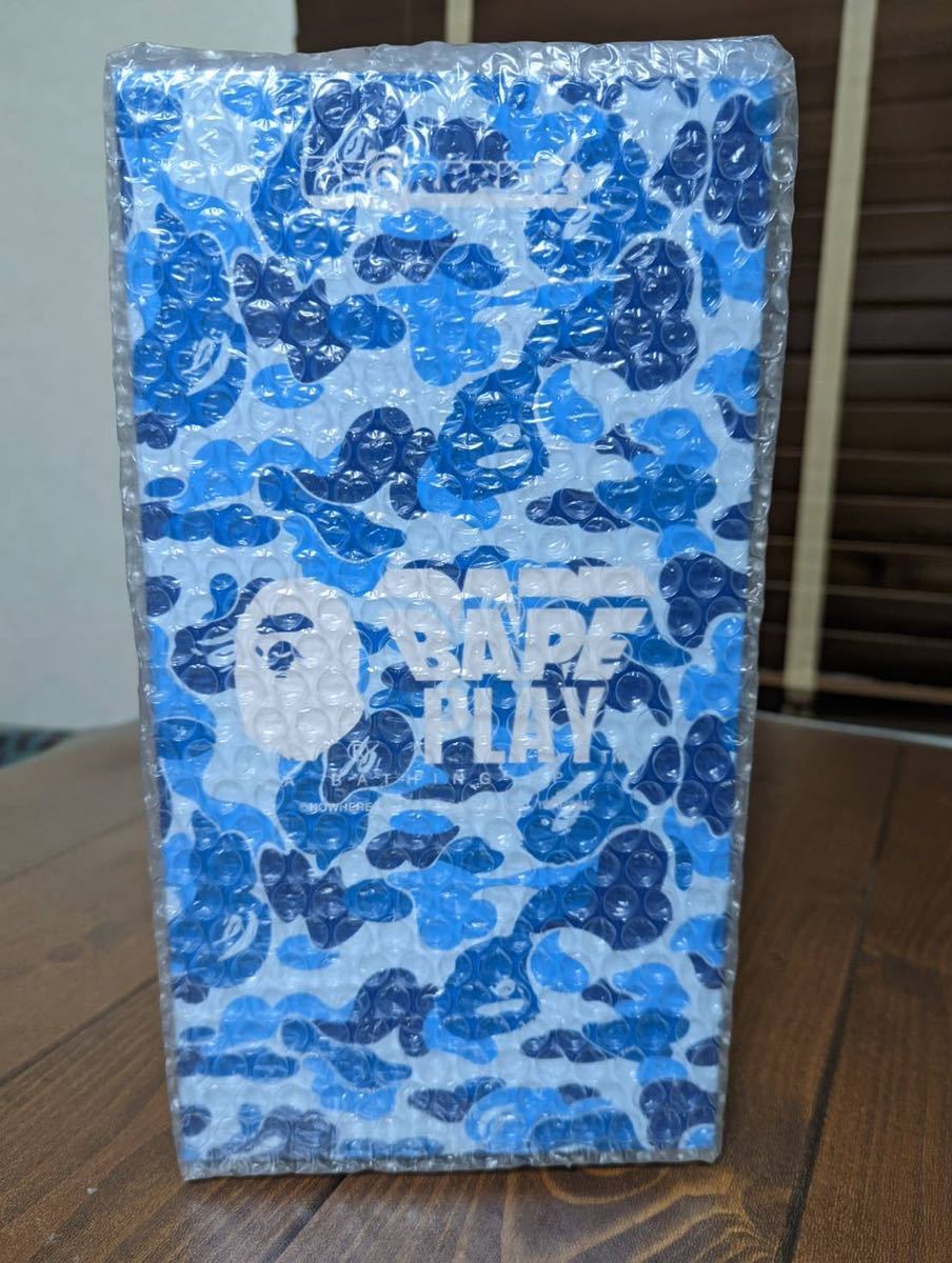 BAPE PLAY BEARBRICK 400％ ABC-camo ブルーNFS限定 MEDICOM TOY ベアブリック(キューブリック ...