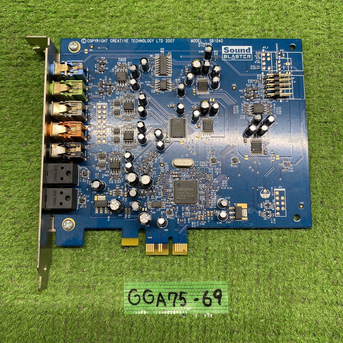 GGA75-69 激安 サウンドカード Creative Labs Sound blaster X-Fi Xtreme SB1040 通電 ...