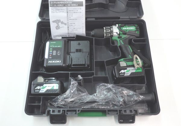 Hikoki コードレスドライバドリル DS18DBL2 2LXPK 電動工具 ハイコーキ 日立 18V 13mm マルチボルト(本体)｜売買 ...