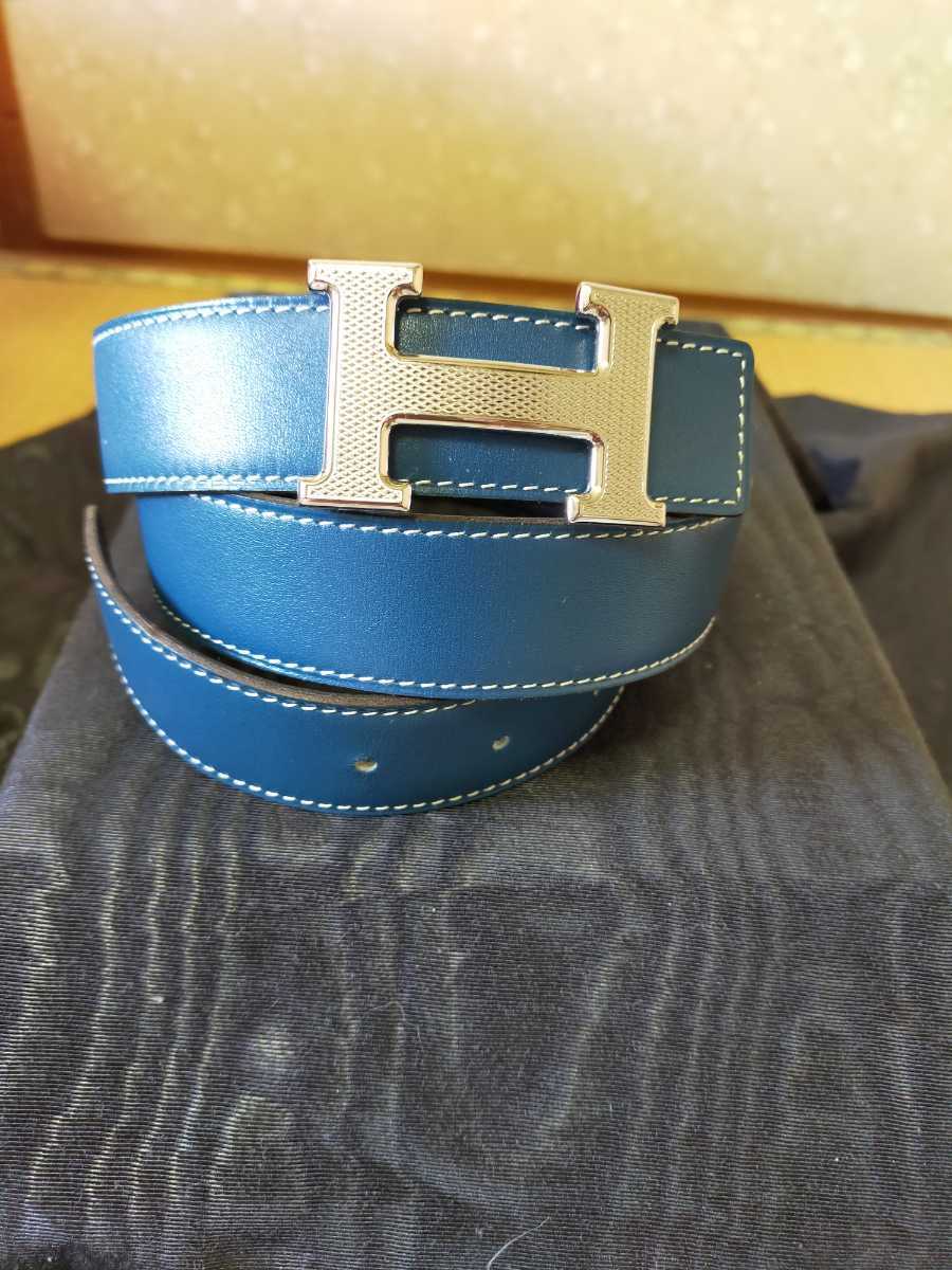 エルメス HERMES メンズ レディース リバーシブル ベルト バックル ギロシュ 青 ブルー 黒 ブラック(服飾小物)｜売買されたオークション情報、yahooの商品情報をアーカイブ公開 ...