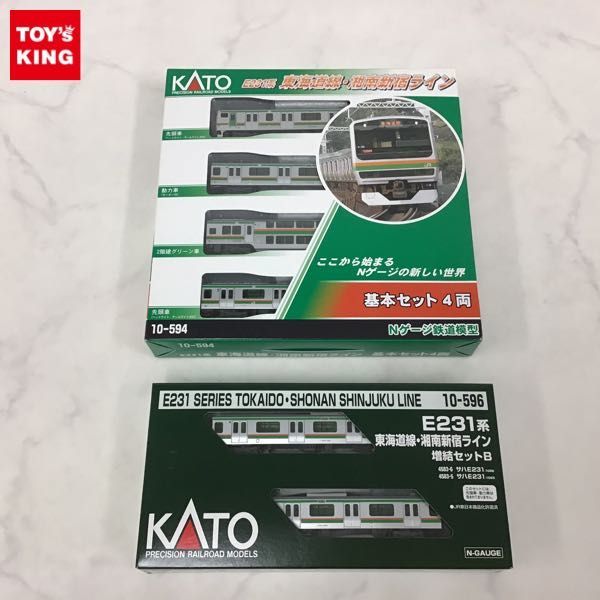 1円 KATO Nゲージ 10-594 E231系 東海道線 湘南新宿ライン 基本セット4両 E231系 東海道線 湘南新宿ライン増結セットB(その他)｜売買されたオークション情報、yahoo ...