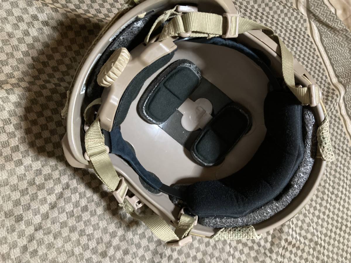 実物 OPS-CORE オプスコア MESH HELMET COVER MULTICAM MARITIME レプリカヘルメット付き 検トレポン ...