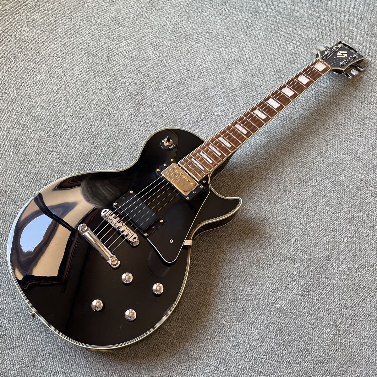 laid back lespaul CUSTOM BLACK BEAUTY レイドバック レスポール カスタム ジャンク扱い 島村楽器 ...