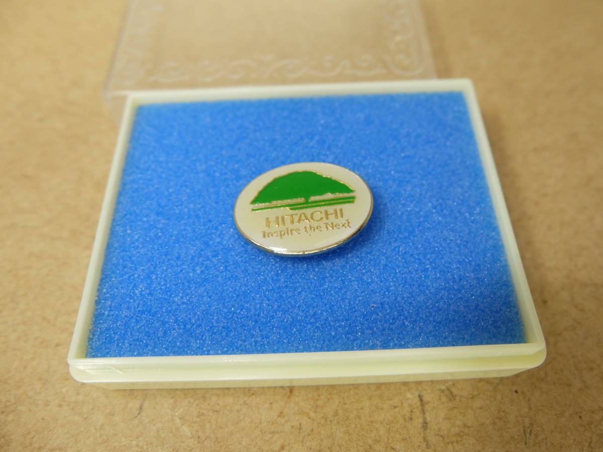 HITACHI Inspire the Next 日立グループ 社章ピンバッジ プラケース付 ／ ピンズ ピンバッチ メダル 日立製作所 一流 ...