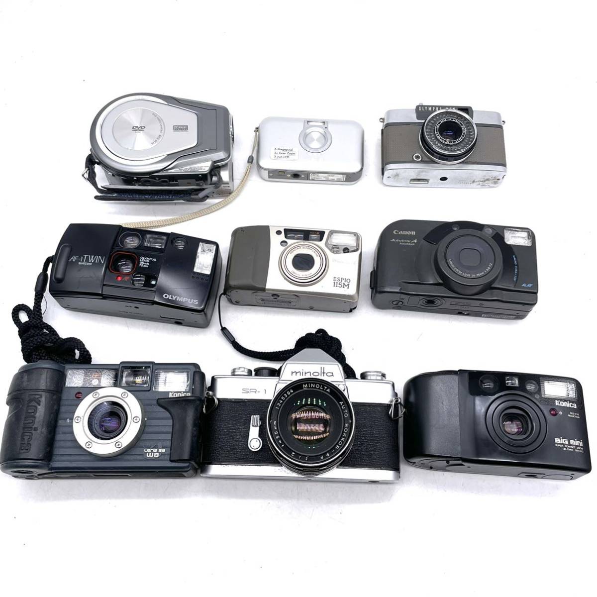H1394 カメラ まとめ OLYMPUS オリンパス EES-2 Canon Autoboy A minolta ミノルタ SR-1 ...