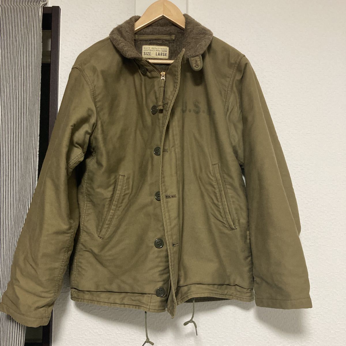 状態良好M品番BUZZ RICKSON''S N-1デッキジャケット 40バズリクソンズ 東洋エンタープライズ(Lサイズ)｜売買されたオークション情報、yahooの商品情報をアーカイブ公開 ...